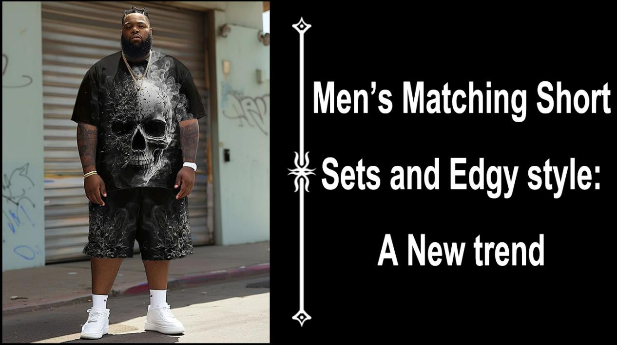 Men’s Matching Short Sets and Edgy style: A New trend|Biggmans