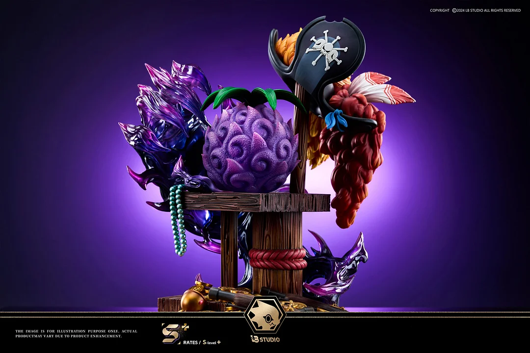 New Four Emperors Blackbeard Marshall D. Teach with LED - ONE PIECE ...