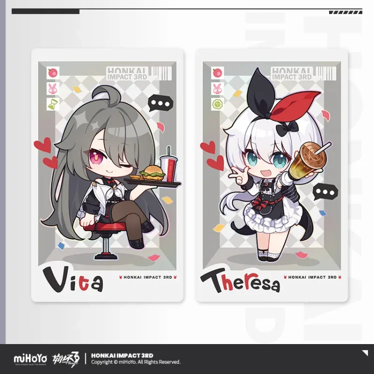 Honkai Impact 3rd Delicious Onboard Series Chibi Laser Card Set ...