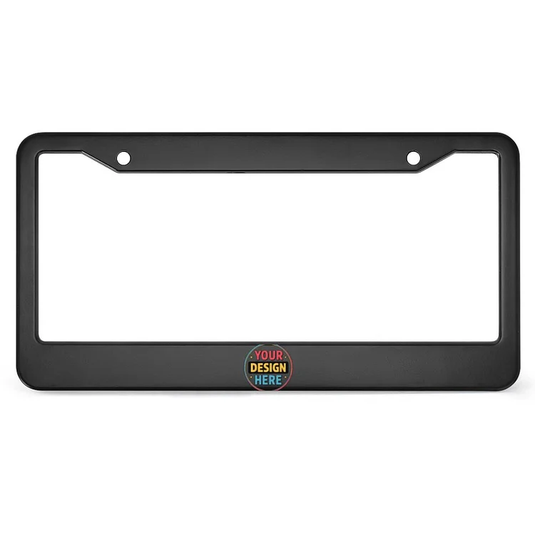 Custom All-Over Print License Plate Frame