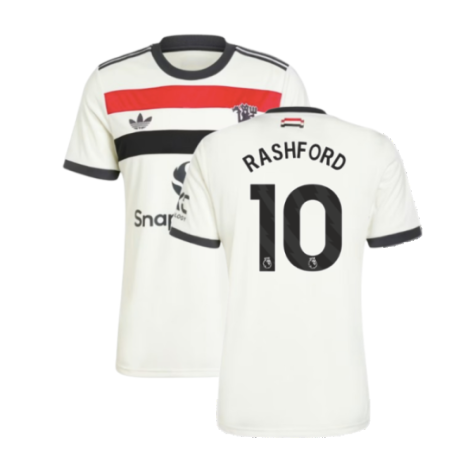 Manchester United Marcus Rashford 10 Third Shirt Kit 2024-2025