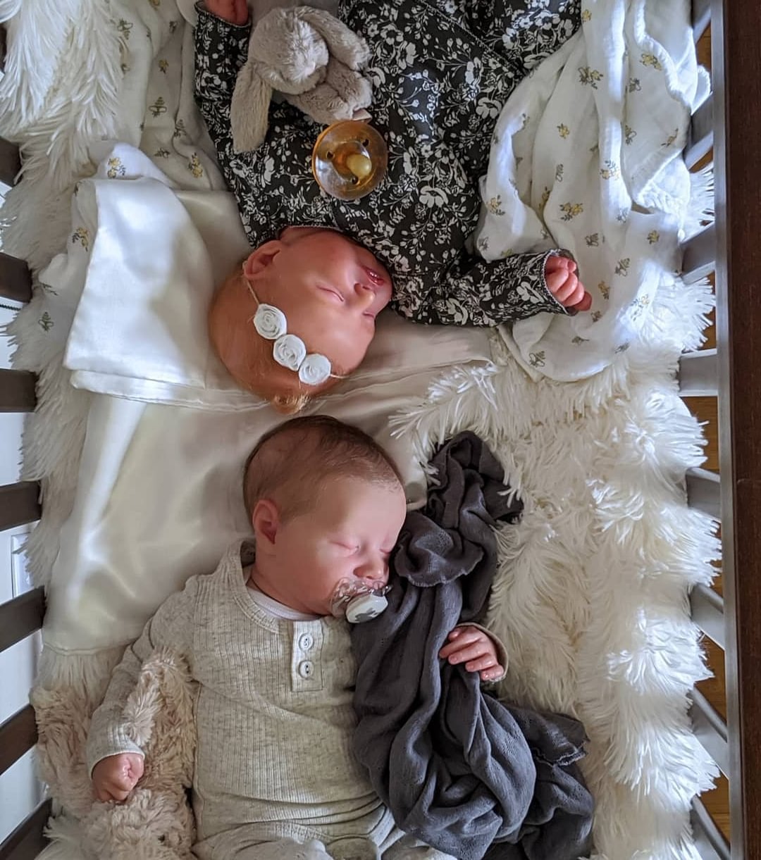 [Reborn Twins] 20'' Clarissa and Iyla Look Real Reborn Baby Doll Girls