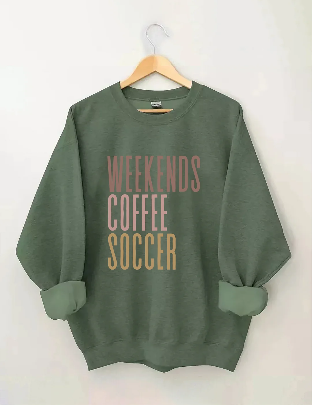 Weekends Coffee Soccer Sweatshirt