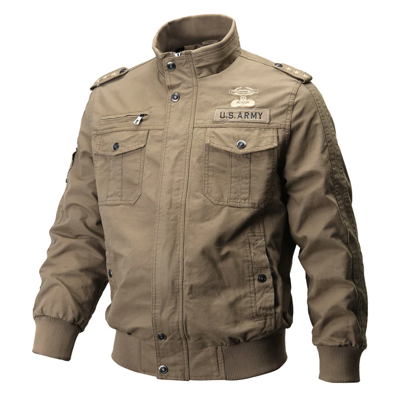 Men's Stand Collar Casual Outdoor Jacket