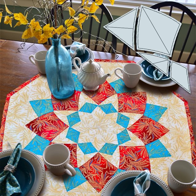 Blossom Patchwork Template Set(4 PCS)