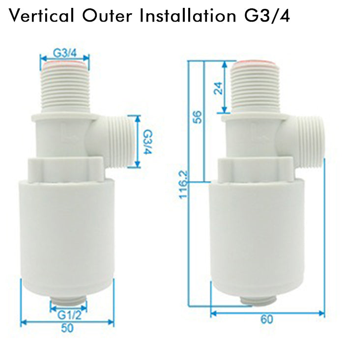 Automatic Water Level Control Float Valves for Water Storage Tanks