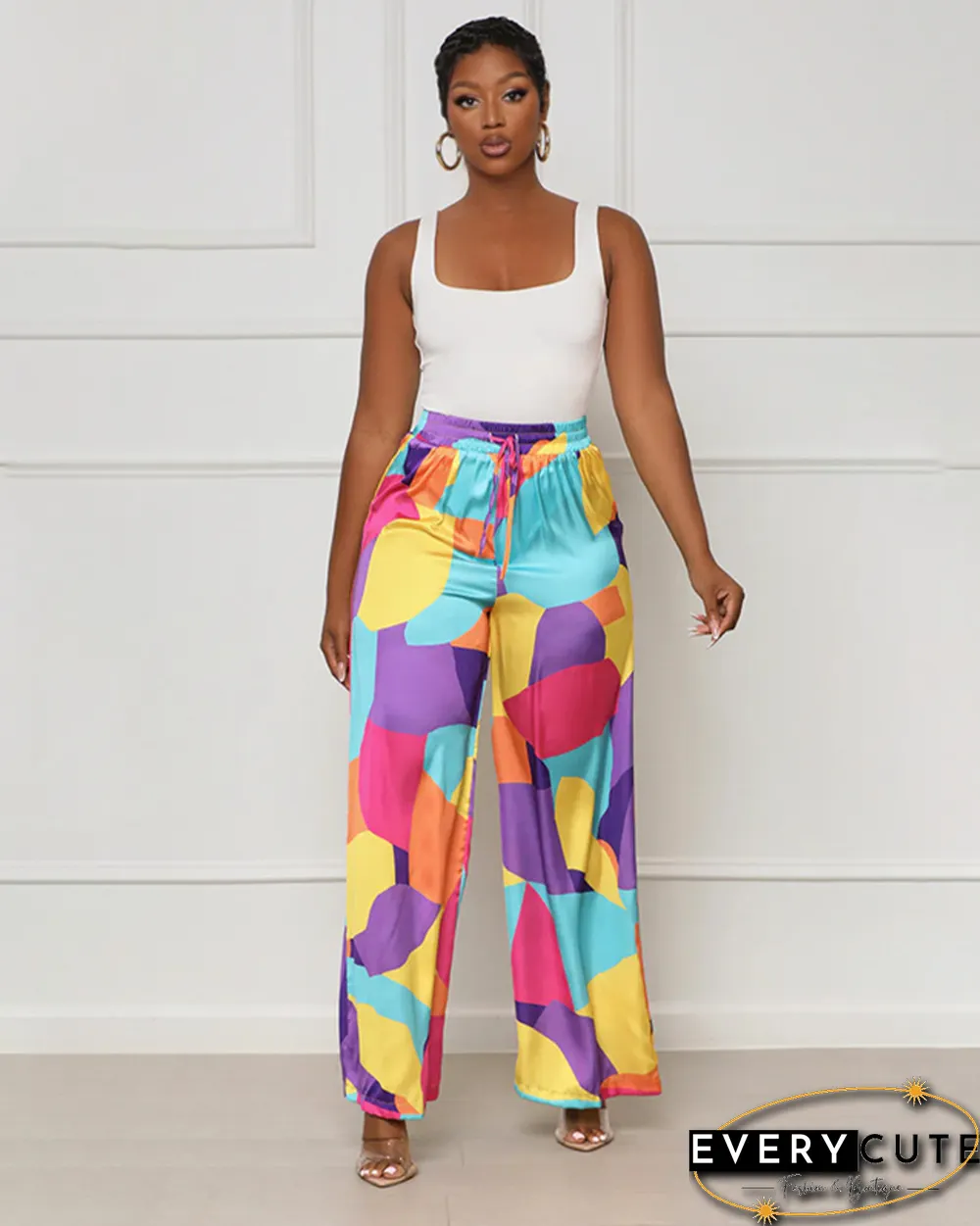 Mixed Feelings Abstract Pants