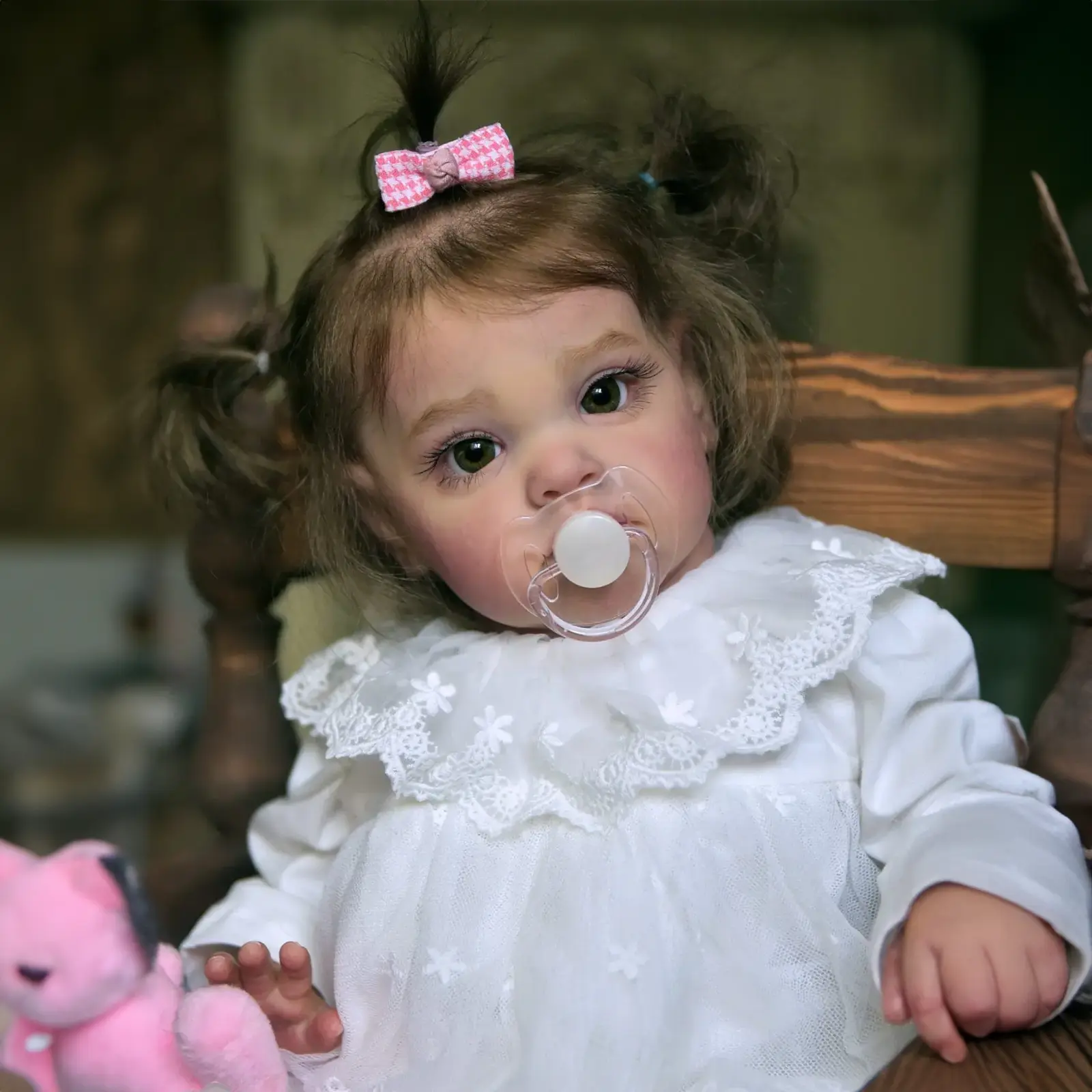 [New] 20" Reborn Toddler Realistic Baby Doll Girl Uttina with Chubby ...