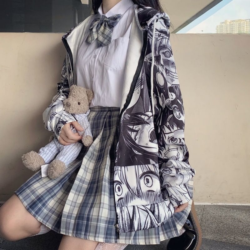COSPLAY CARTOON ZIPPER HOODIE