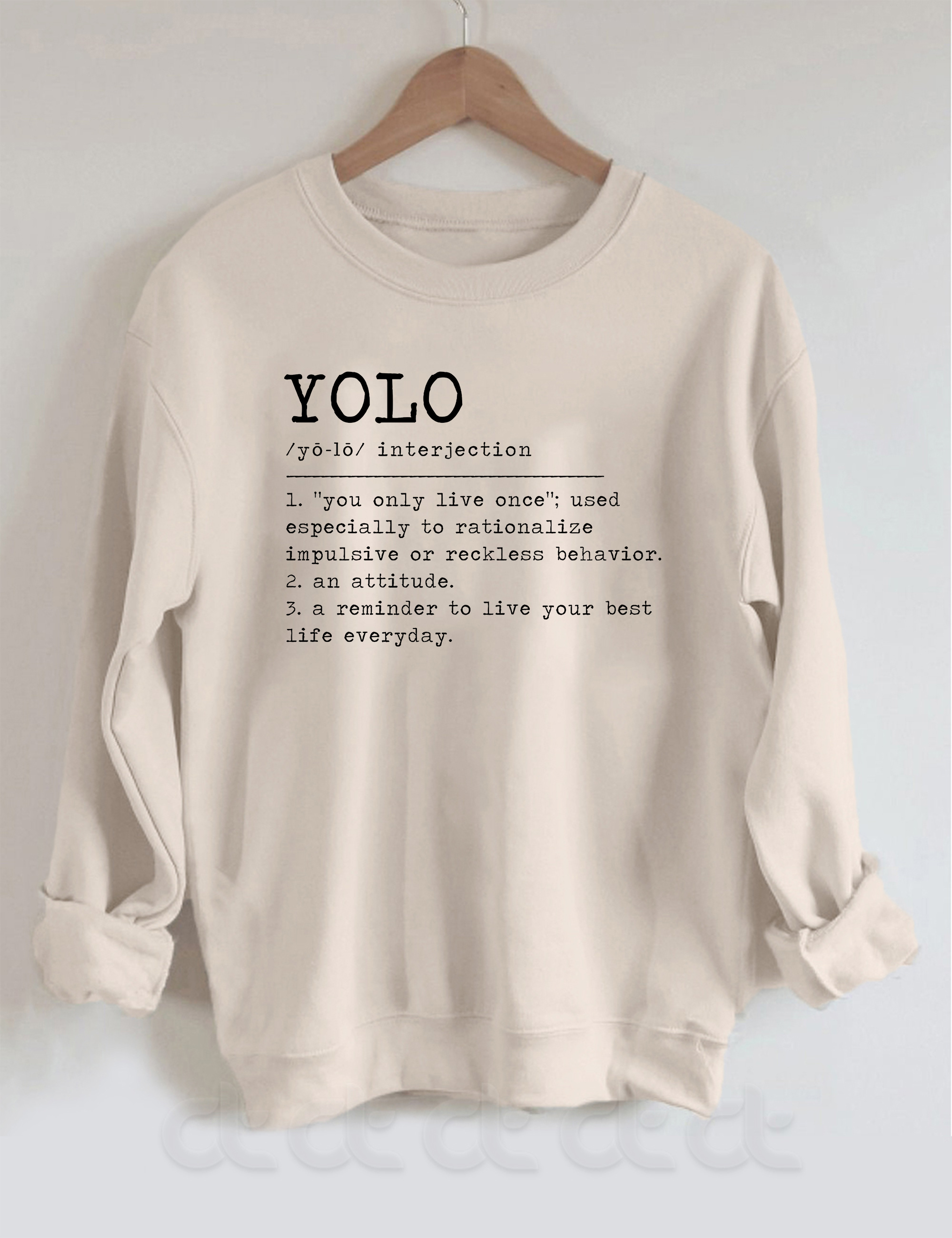 Yolo Definition Sweatshirt