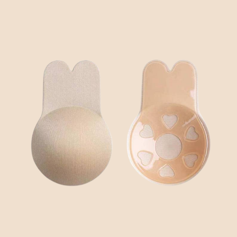 Rabbit Shape Self Adhesive Silicone Reusable Chest Stickers - Ladylim