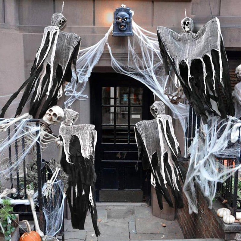 👻Skeleton flying ghost prop wall door outdoor pendant💀