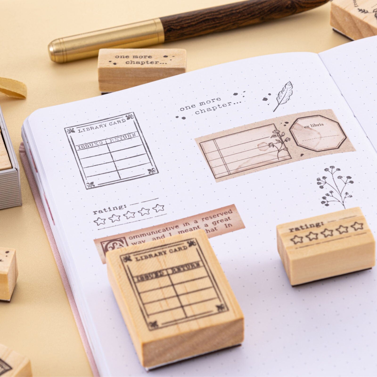 How to Use Stamps to Make a Journal/scrapbook？