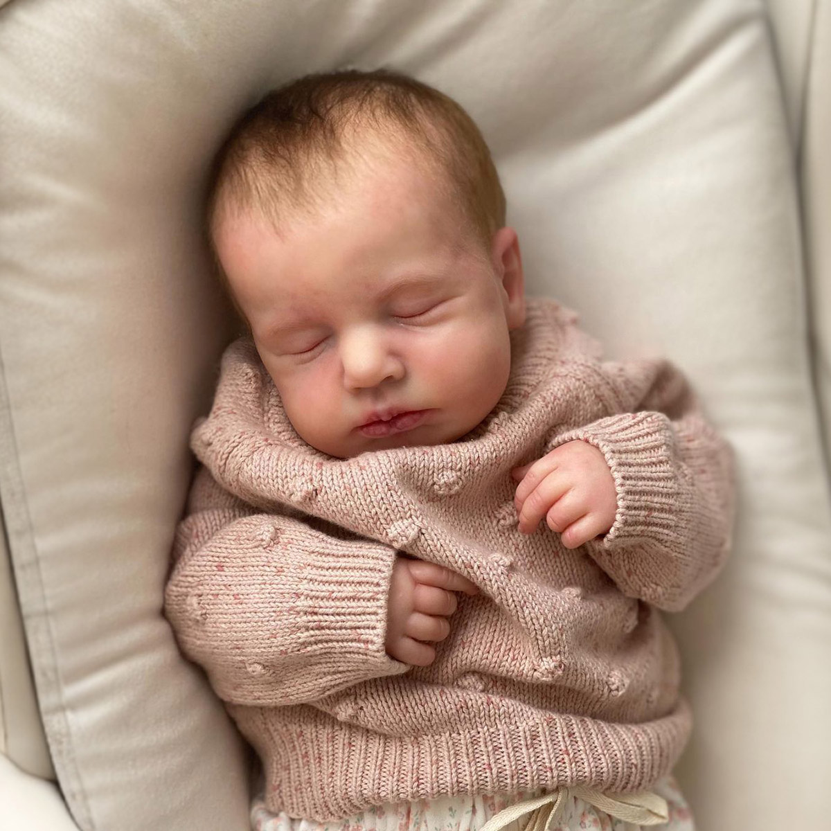 [Heartbeat & Sound] 20'' Truly Look Real Sleeping Baby Doll Girl Rolora ...