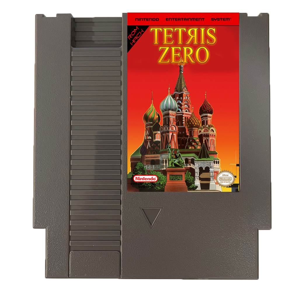 Tetris Zero NES For Nintendo Entertainment System Console - 8 Bit Game ...