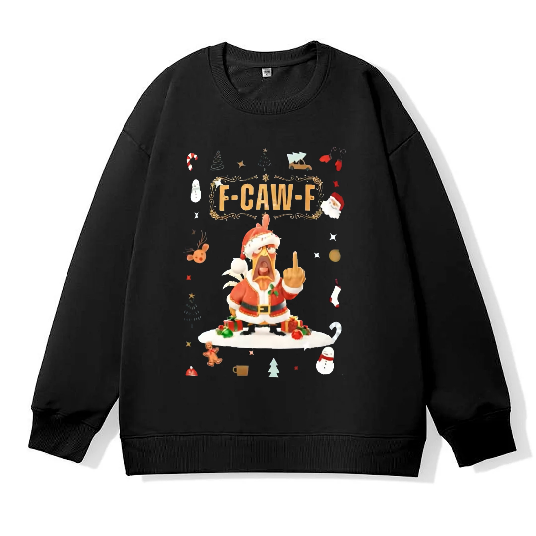 Christmas Middle Finger Chicken Sweatshirt