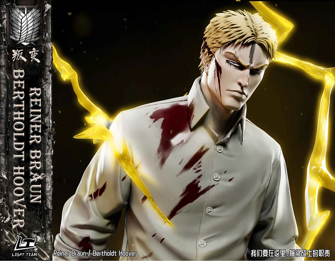 1/6 Scale Reiner Braun & Bertolt Hoover - Attack On Titan Resin Statue ...