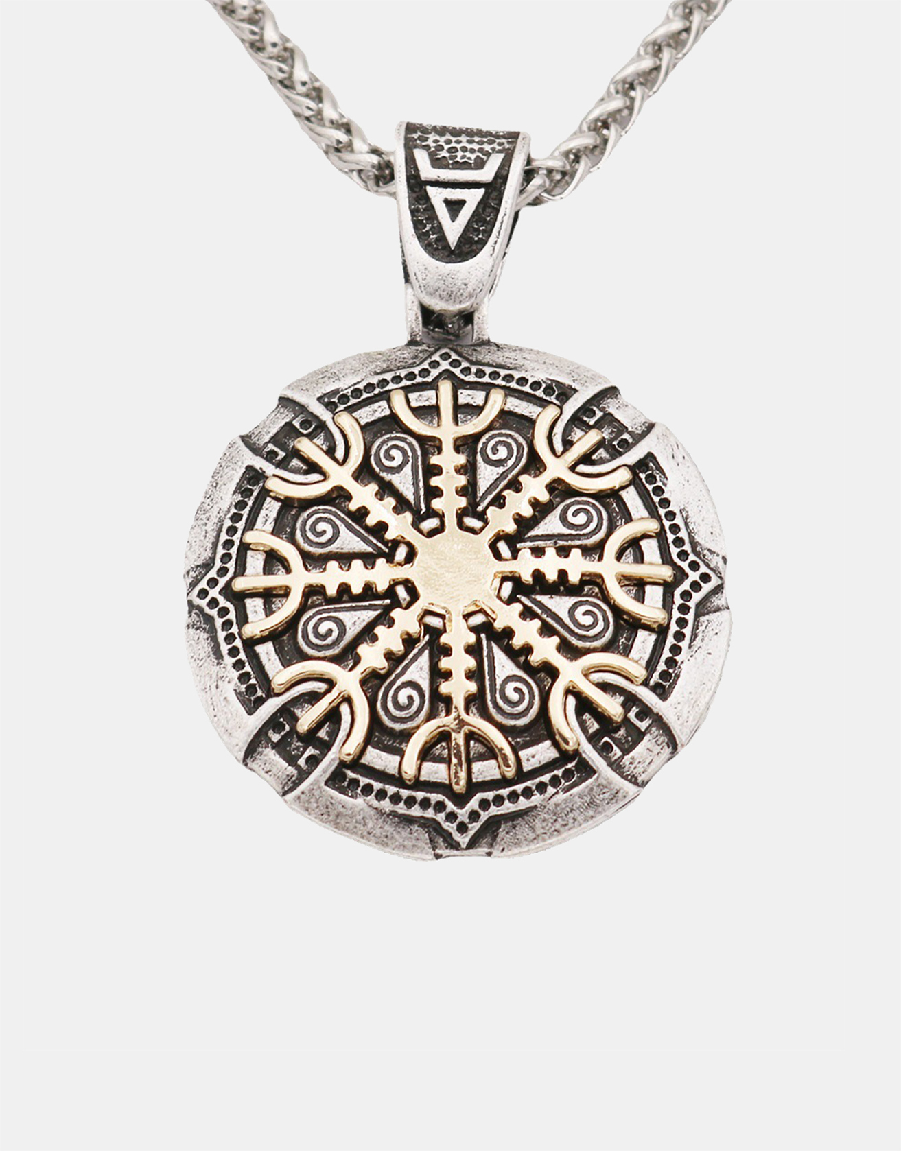 Viking Odin Snowflake Rune Necklace | Norse Mythology Jewelry ...
