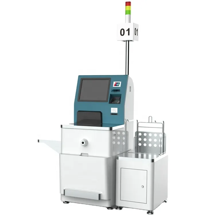 RFID Self check out supermarket cash register Retail kiosk machine RFID ...