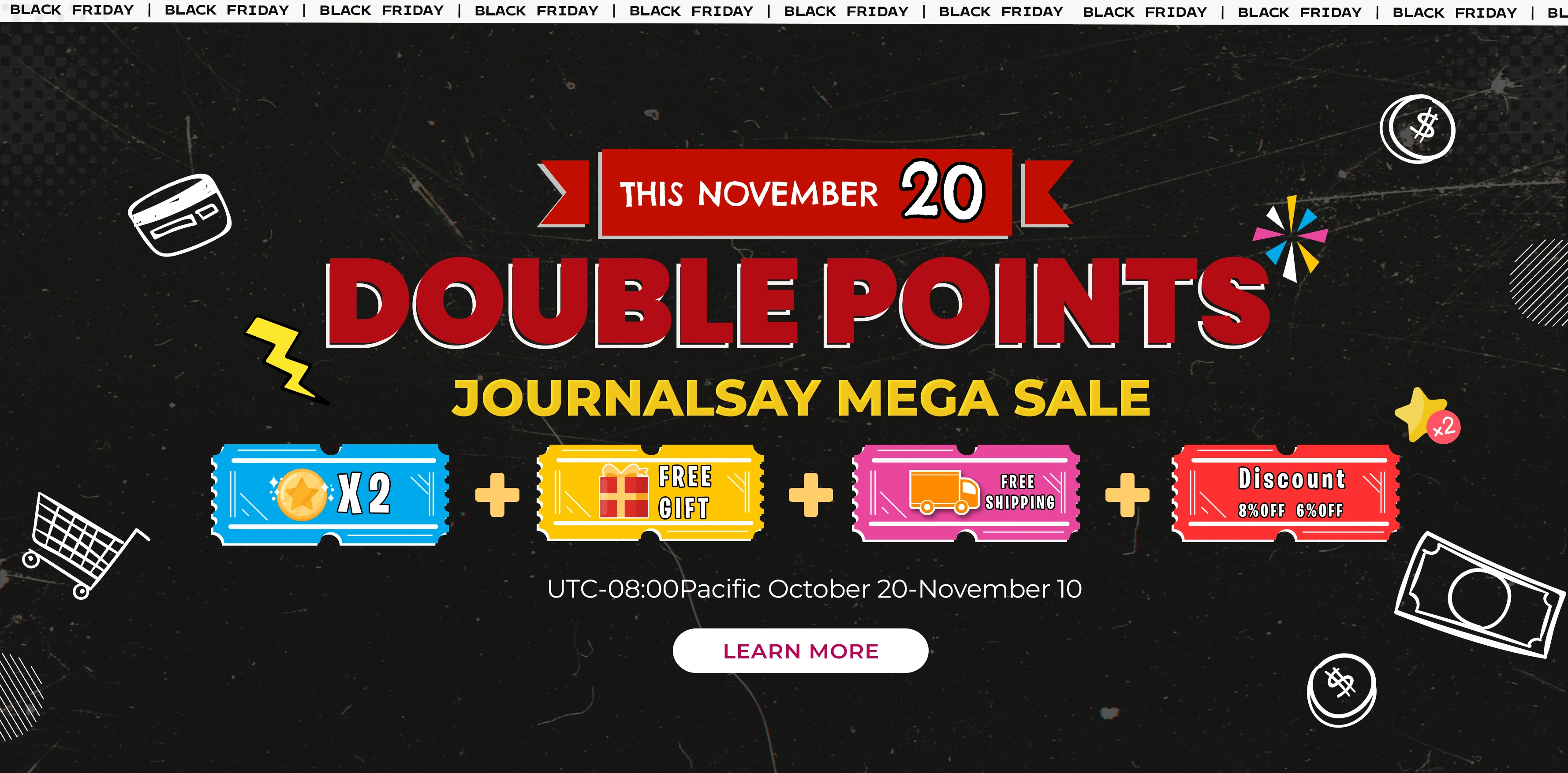 💰Get Ready for Double the Fun: Earn Double Points in Our Black Friday ...