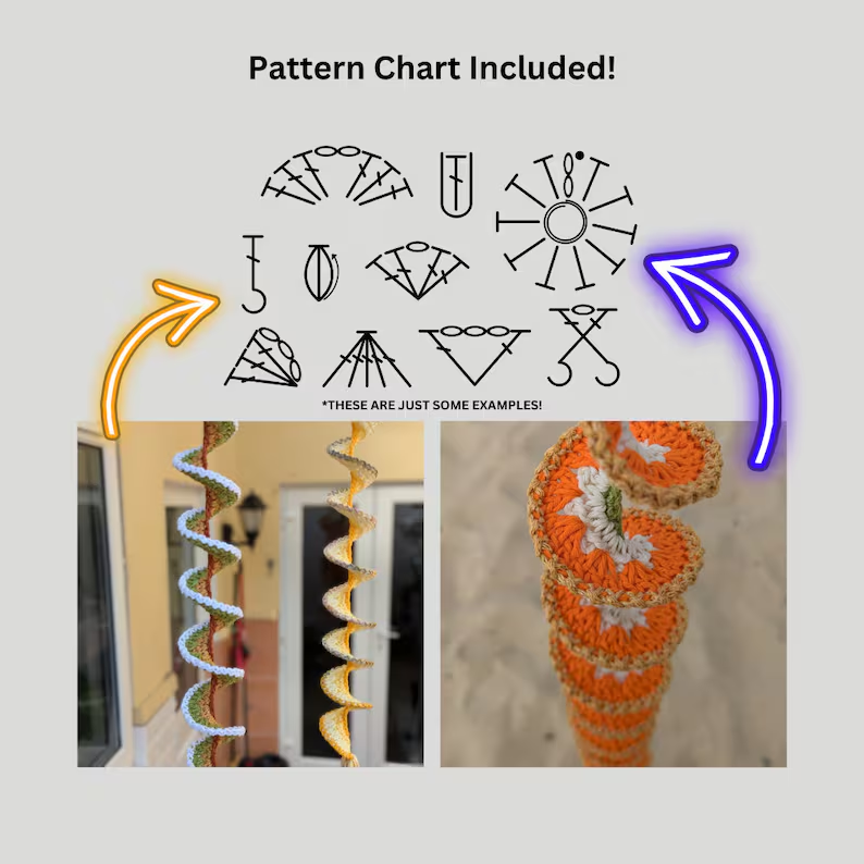 Crochet Wind Spinner Pattern Kit