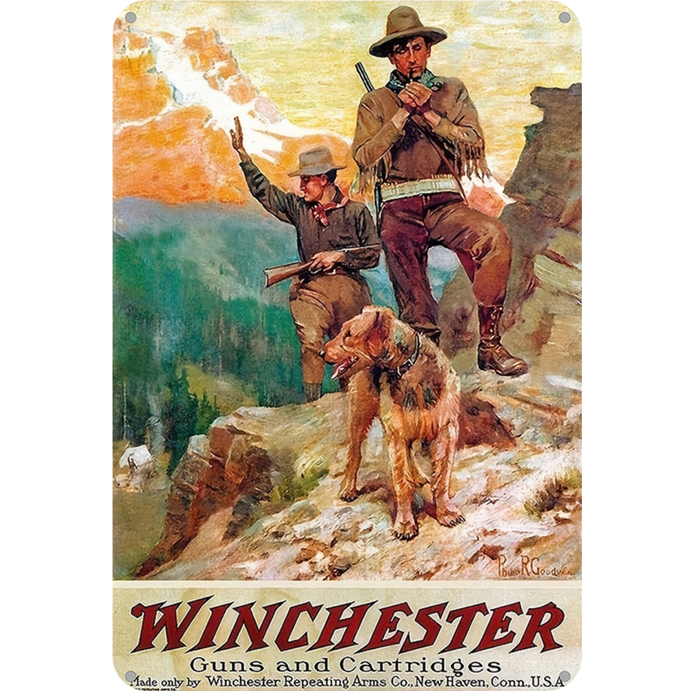 20*30cm/30*40cm-Winchester-Metal Tin Signs