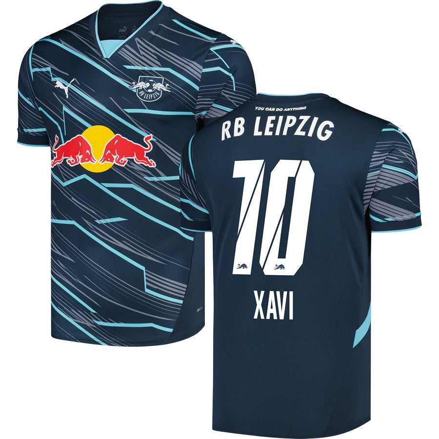 RB Leipzig Xavi Simons 10 Away Shirt Kit 2024-2025