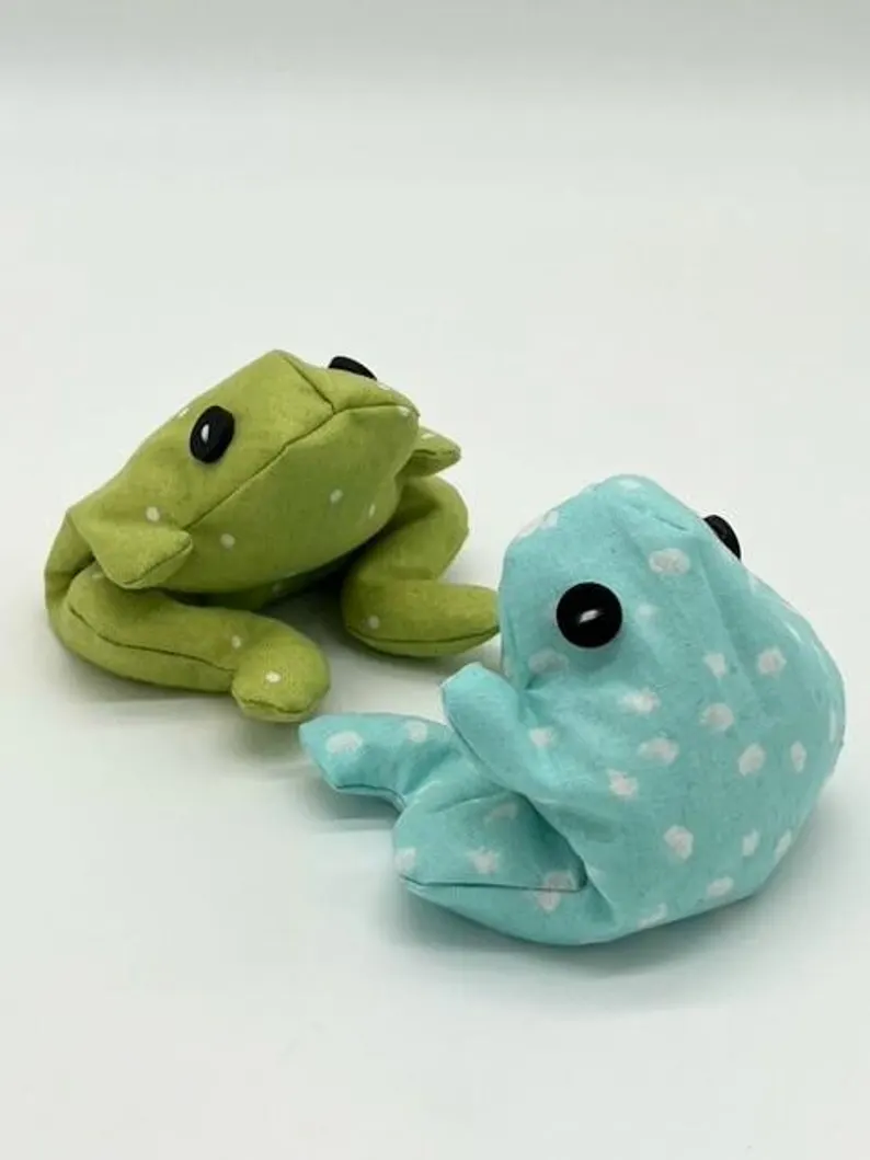 Plush Frog Sewing Template - With Instructions