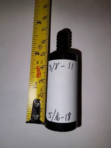 3/8??11 shaft to 5/16x18 butt meucci adapter pool cue extension ...