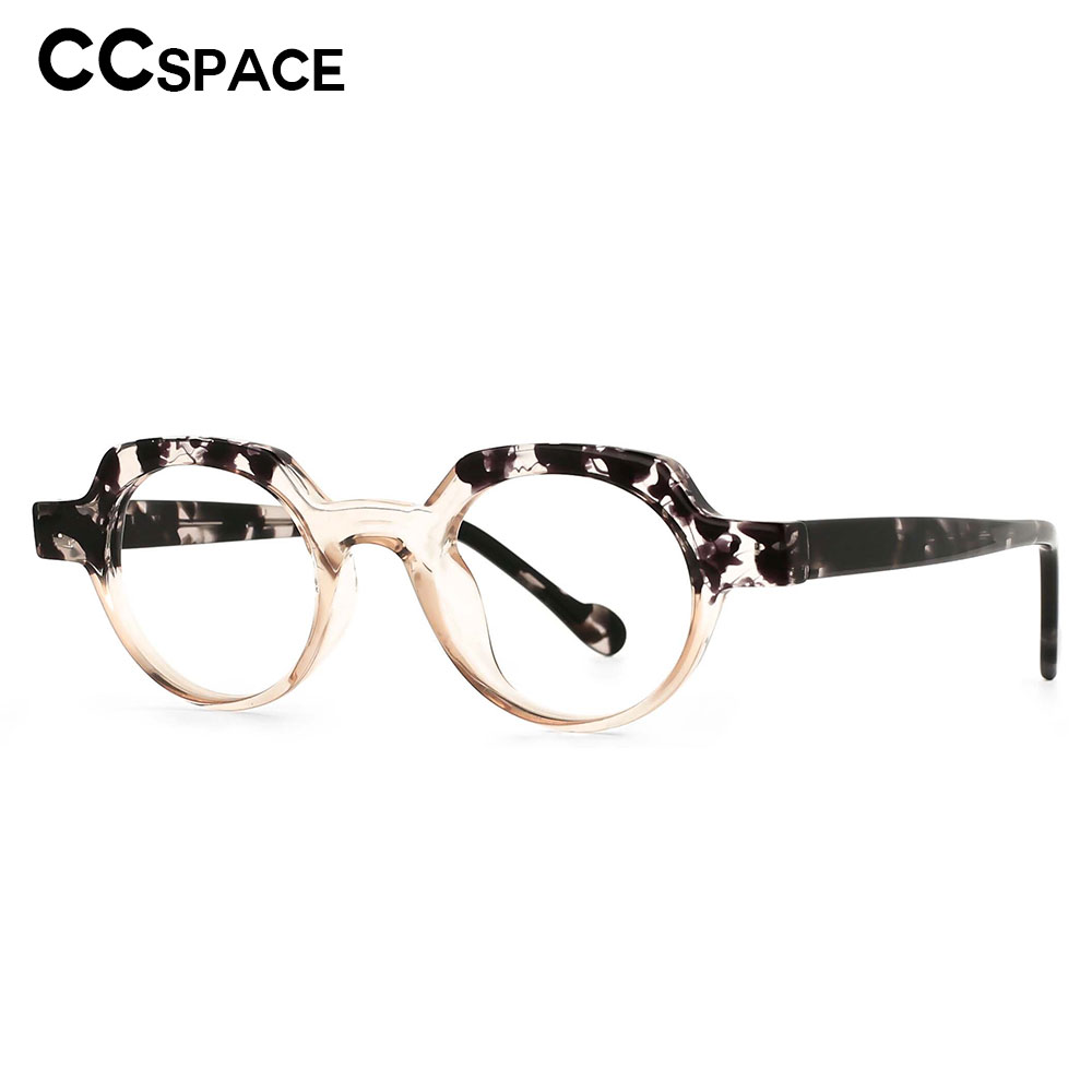 53616 For Women Floral Acetate Optical Glasses Frames Leopard Computer ...