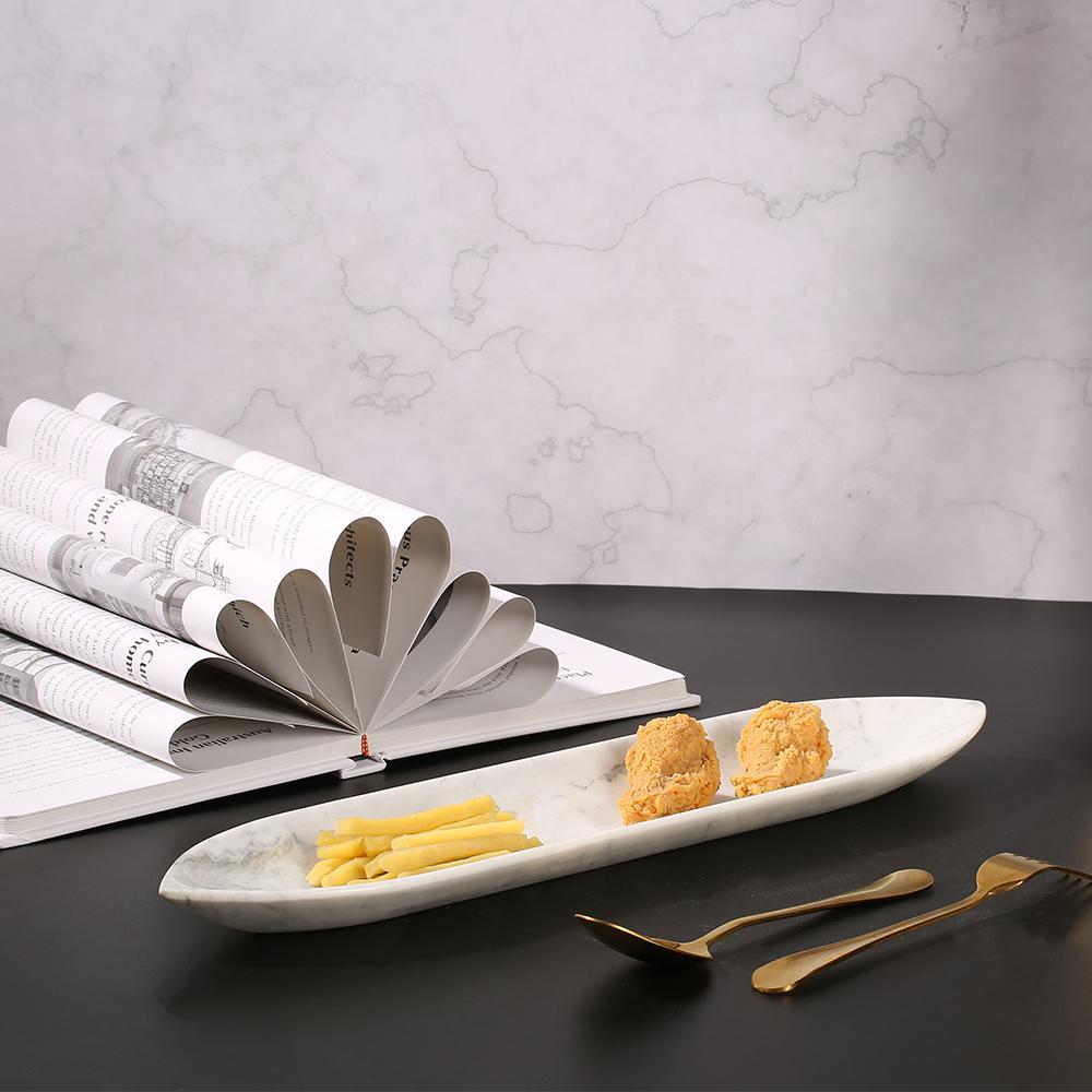 Oval White Marble Dinner Plates Farmhouse Unique Fancy Dinner Plates