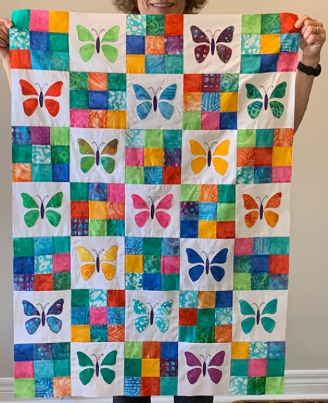 Butterfly Quilt Block Template + Instructions