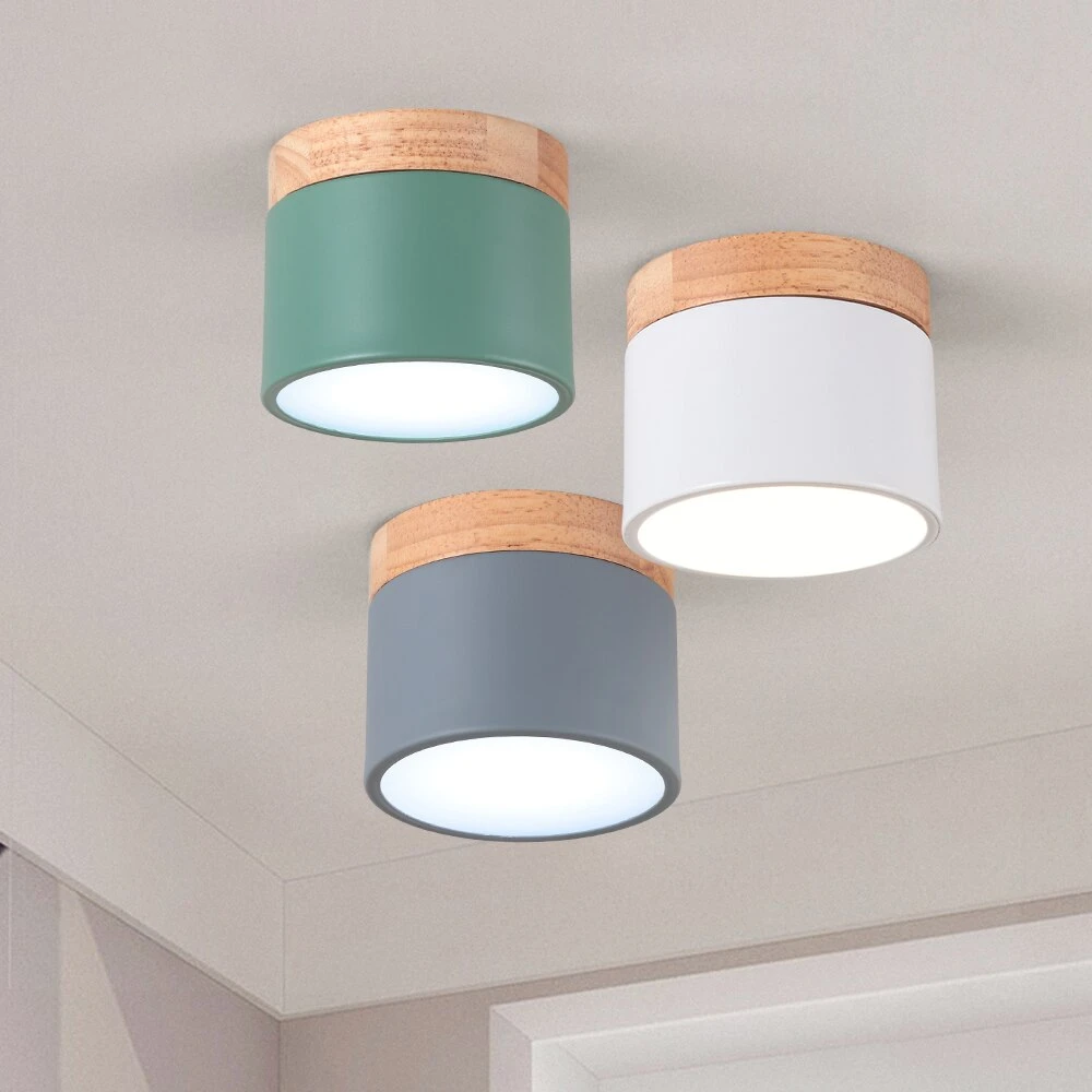 Ceiling Lamp Nordic Round diameter 9cm corridor Aisle small Cylindrical ...