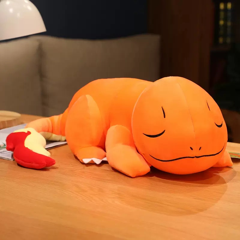 Licensed Sleeping Charmander Super Soft Short Plush Doll - Free ...