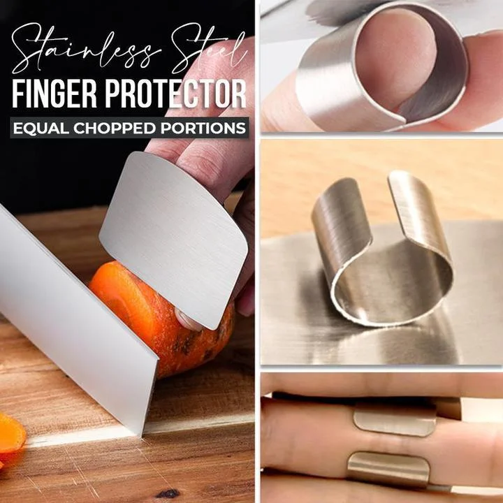 Hot Sale 48% OFF - Stainless Steel Finger Guard - BUY 5 GET 3 FREE NOW