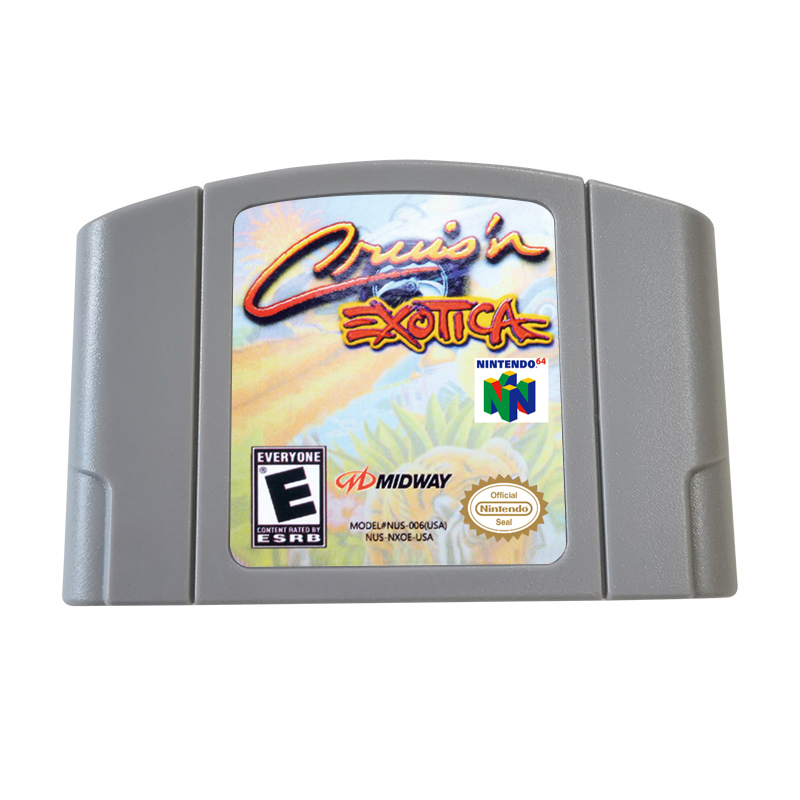 Cruis'n Exotica N64 Cartridge For Nintendo 64 Game Console