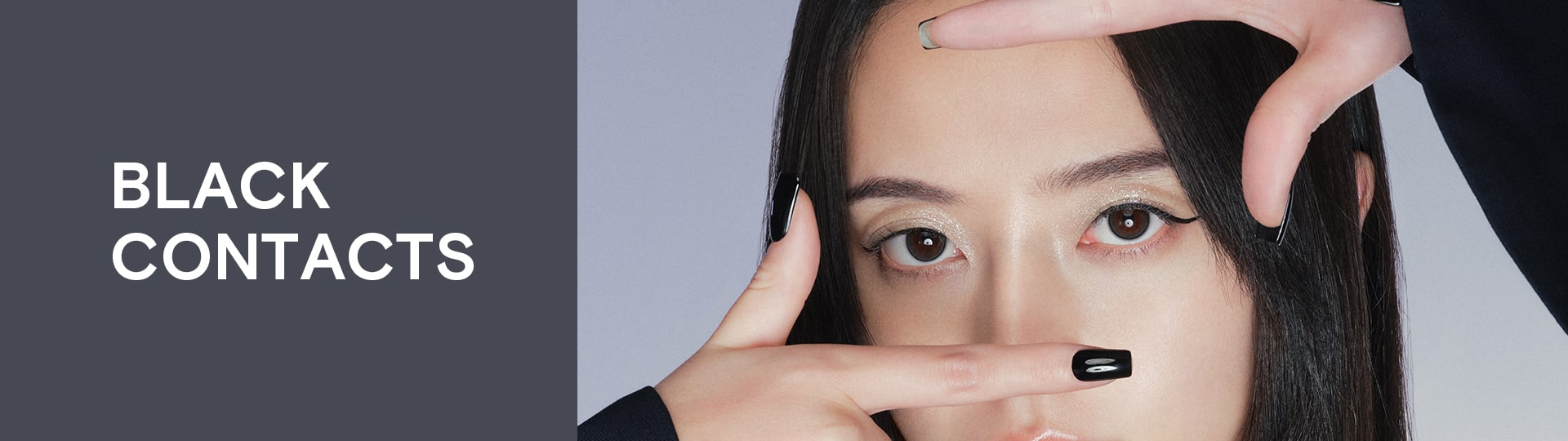 Black Colored Contact Lenses