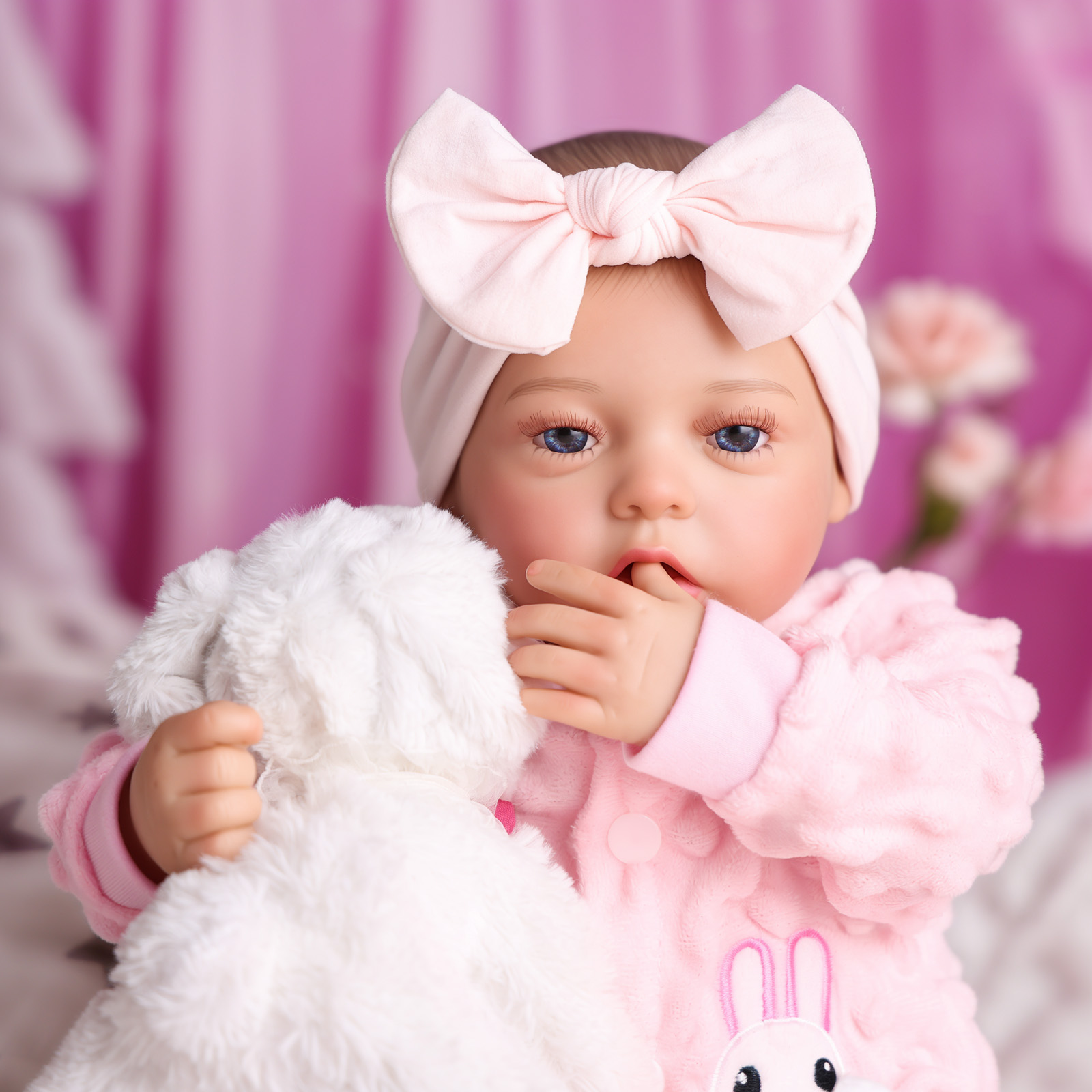 Babeside Quiet Reborn Baby Terri 17'' Little Infant Girl Healing the Heart