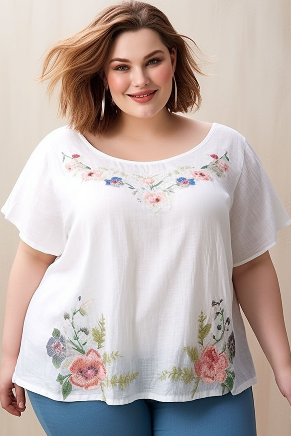 Flycurvy | Plus Size Casual Tops for Women