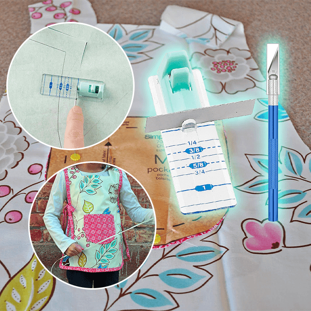 Paper & Fabric Pattern Cutting Guide Tool Kits