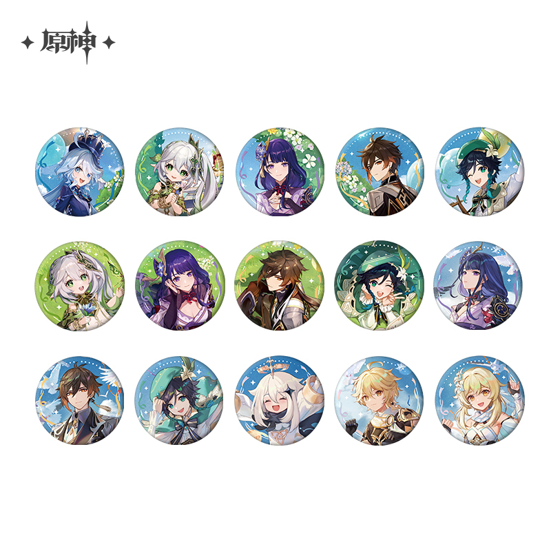 Genshin Toys Anniversary Celebration Series Badges [Original Genshin ...