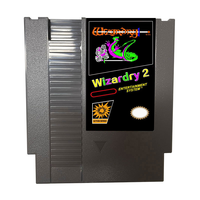 Wizardry 2 For Nintendo NES - 8 Bit Game Cartridge