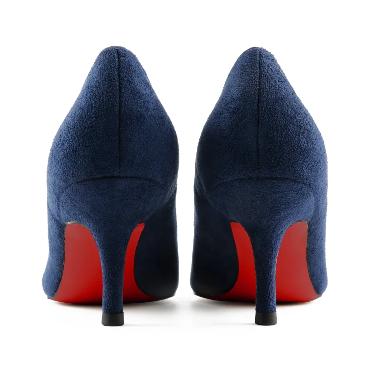 60mm Kitten Heels Pumps Summer Daily Suede