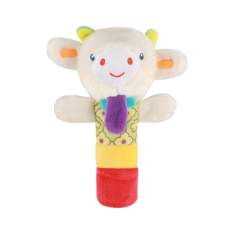 Lamb Fabric Rattle Suitable for Reborn Baby Doll Clothes Accessories Set