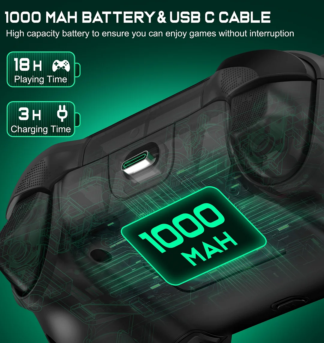 DinoFire Wireless Controller Nintendo The Pro Controller for Nintendo Switch/ Switch Lite/OLED ...