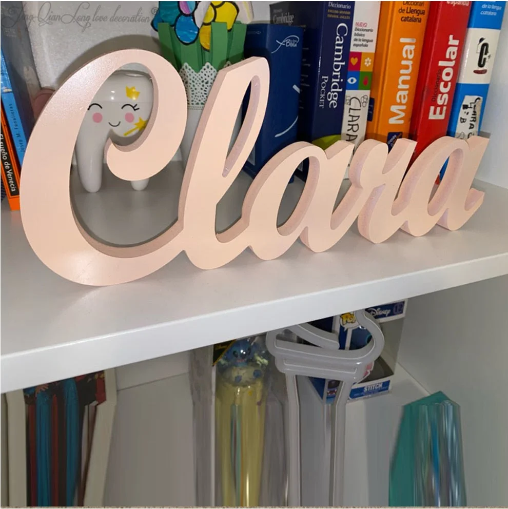Custom Wooden Name Signs Children's Name Wall Decor Wooden Letters ...