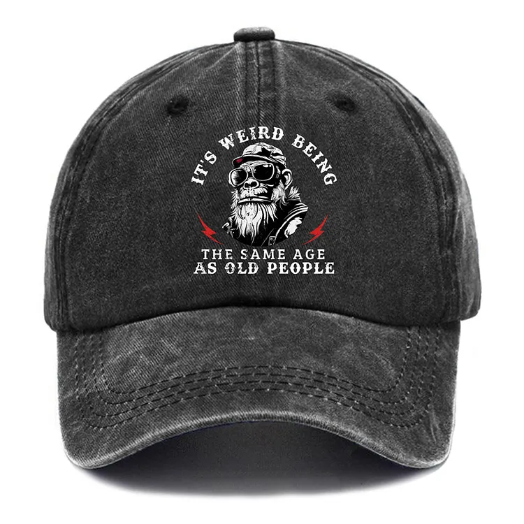 It's Weird Being The Same Age As Old People Washed Baseball Caps