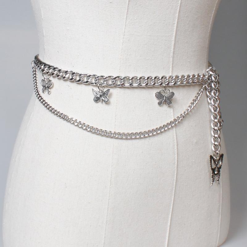 DOUBLE BUTTERFLY WAIST CHAIN