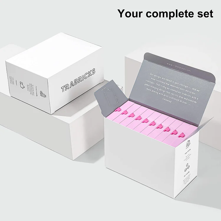 Cateared Trabricks Basic Series - Light Pink