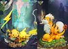 Pokemon Playing Series 005 Raichu Racing With Pikachu & 006 Growlithe ...